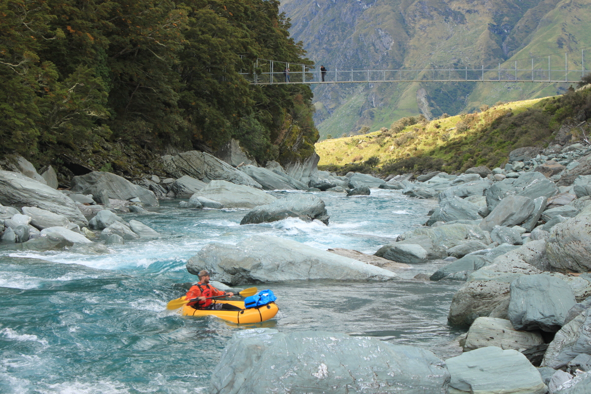 West Matukituki River (II/IV) above Raspberry Creek - PackraftingTrips.NZ