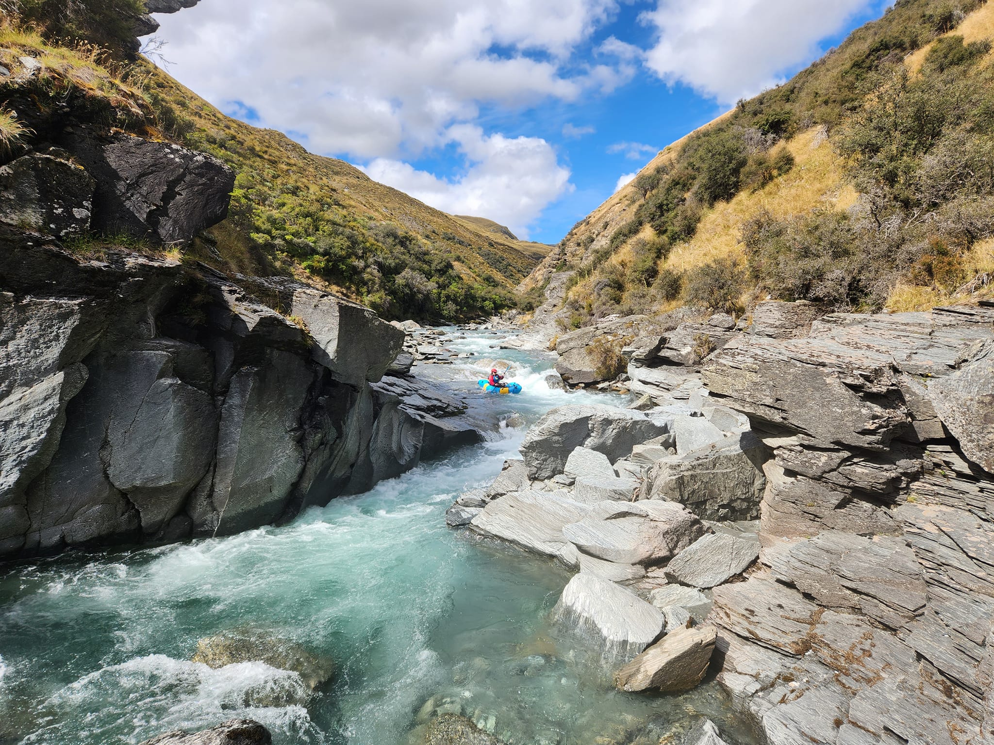 Polnoon Burn (IV) or (III with portages) - PackraftingTrips.NZ